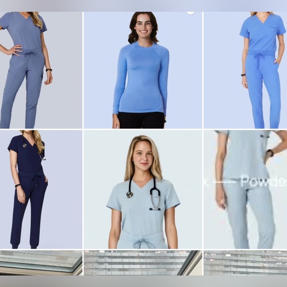 Mandala | Tops | Mandala Figs Scrub Sets Blue | Poshmark